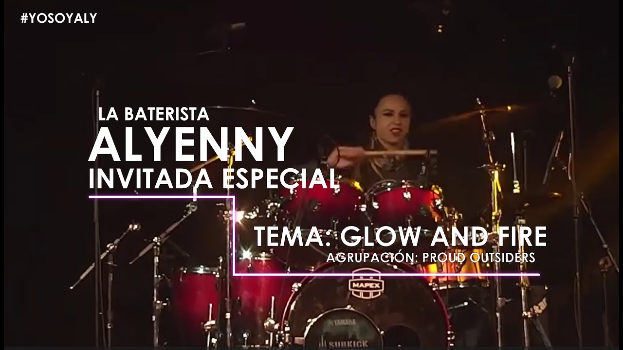 GLOW AND FIRE PROUD OUTSIDERS REVILIVE 22 01 2022 Baterista invitada ...