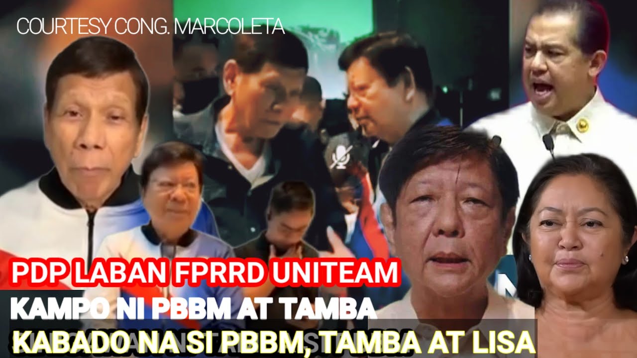 PDP LABAN FPRRD TEAM PICTORIAL /BBM, TAMBA AT LISA KABADO / PROTECT VP ...
