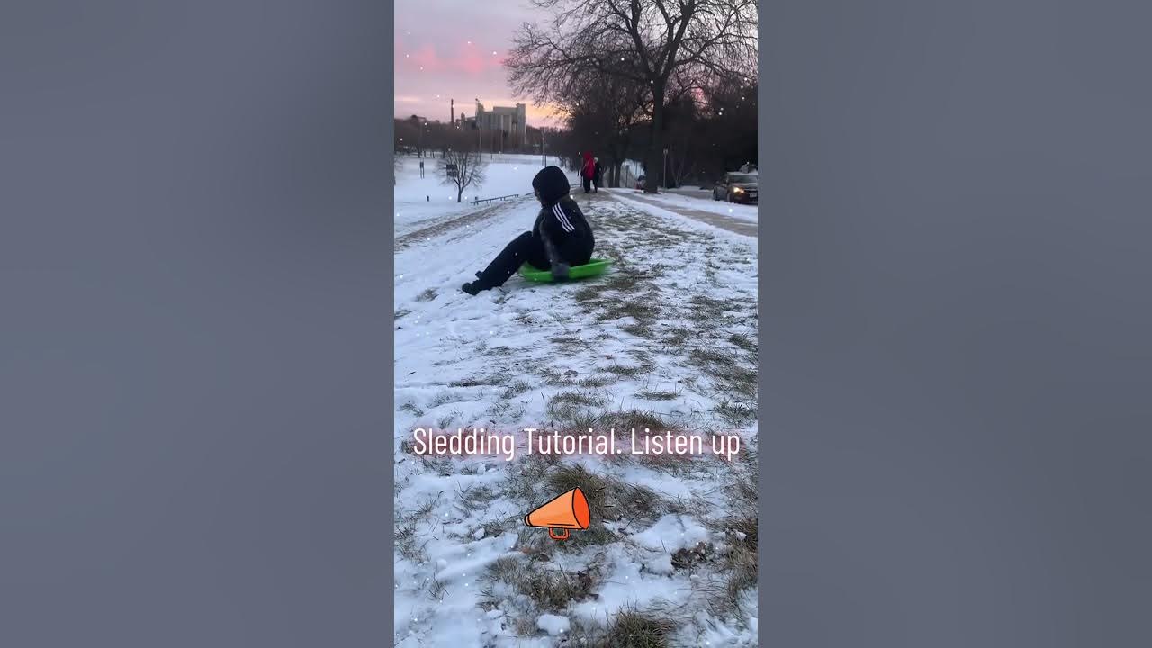 Winter Sledding Fun & Snow Adventures #midwestsnowstorm - YouTube