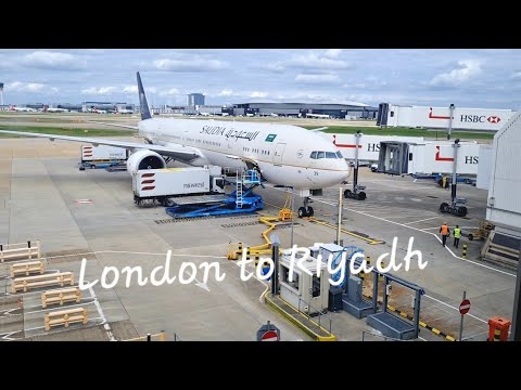 TRIP REPORT| London to Riyadh|Saudia Airline ️ Experience| Flight ...