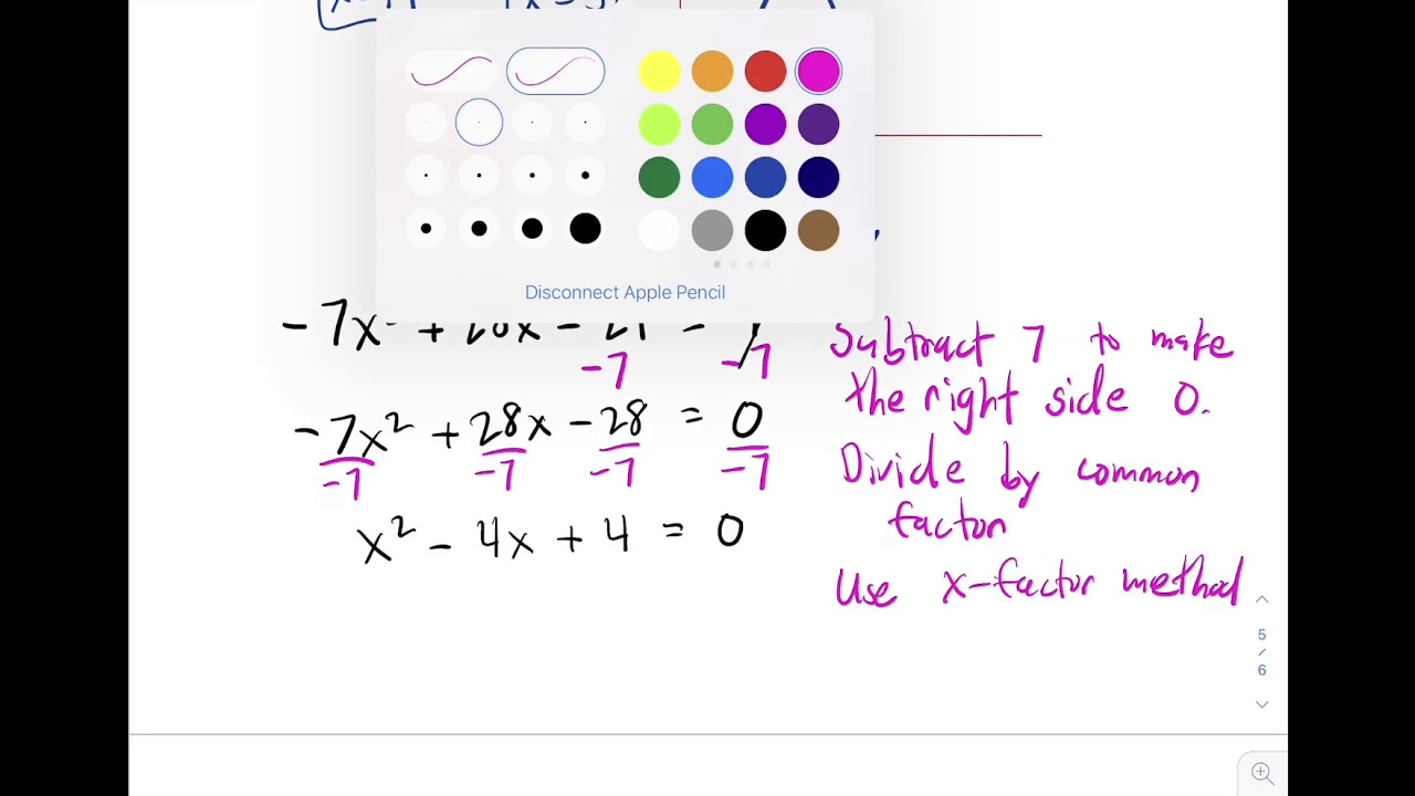 Solving Quadratics by Factoring - not equal to zero - YouTube