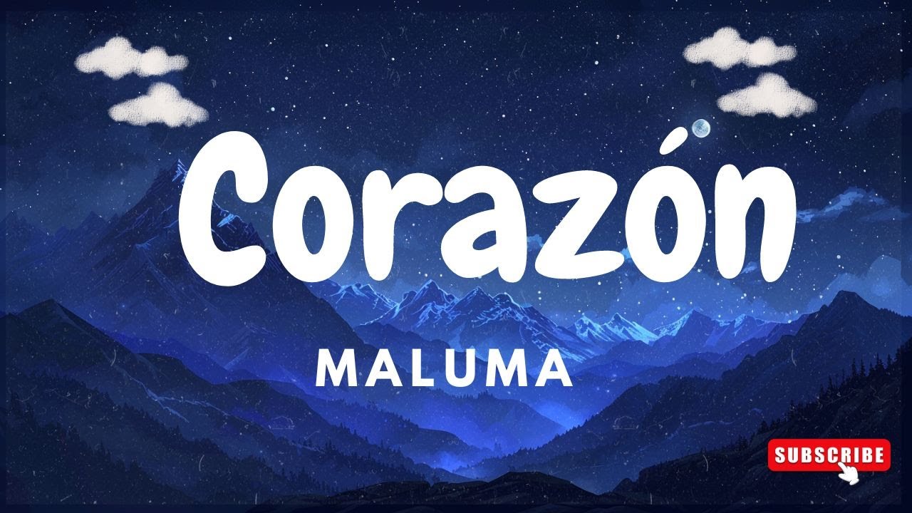 Maluma - Corazón (Letra/Lyrics) - YouTube