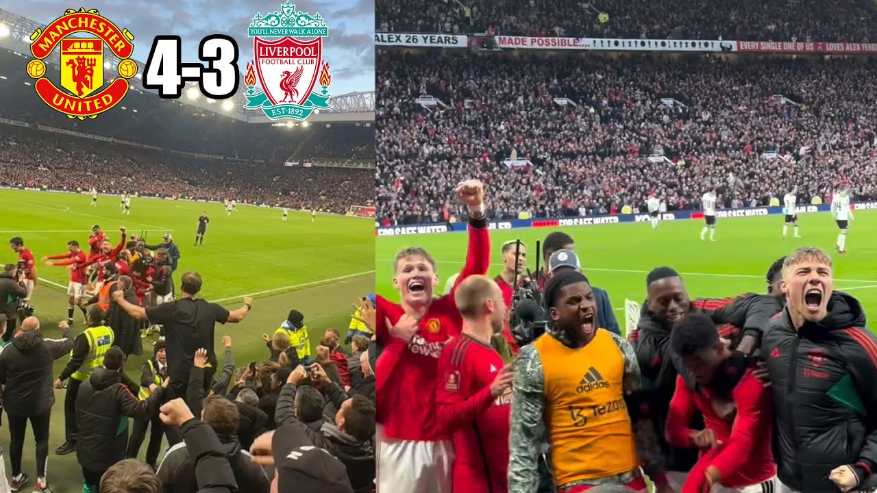 Manu Fans Go Completely Crazy As Diallo Scores 120+1 Winner Goal ...
