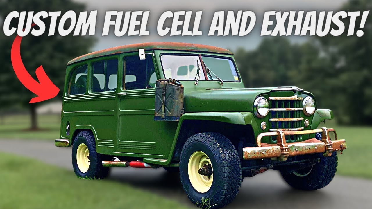 Willys Wagon Custom Fuel Cell Fabrication And Exhaust For Our Chassis ...