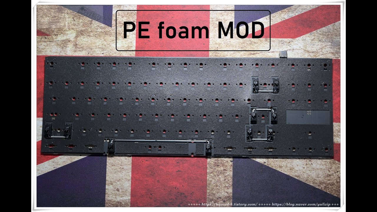 PE FOAM MOD + 듀록폼(Durock POM) - YouTube