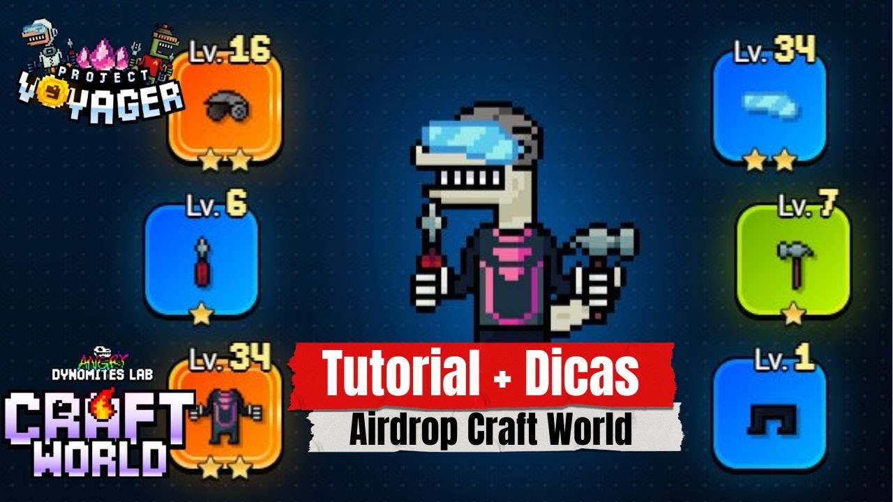 Guia pra Otimizar seu Airdrop Craft World - Project Voyager - YouTube