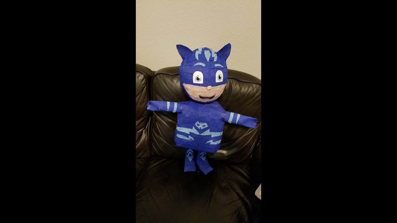 Diy Catboy PJ Masks Pinata Part 2 - YouTube