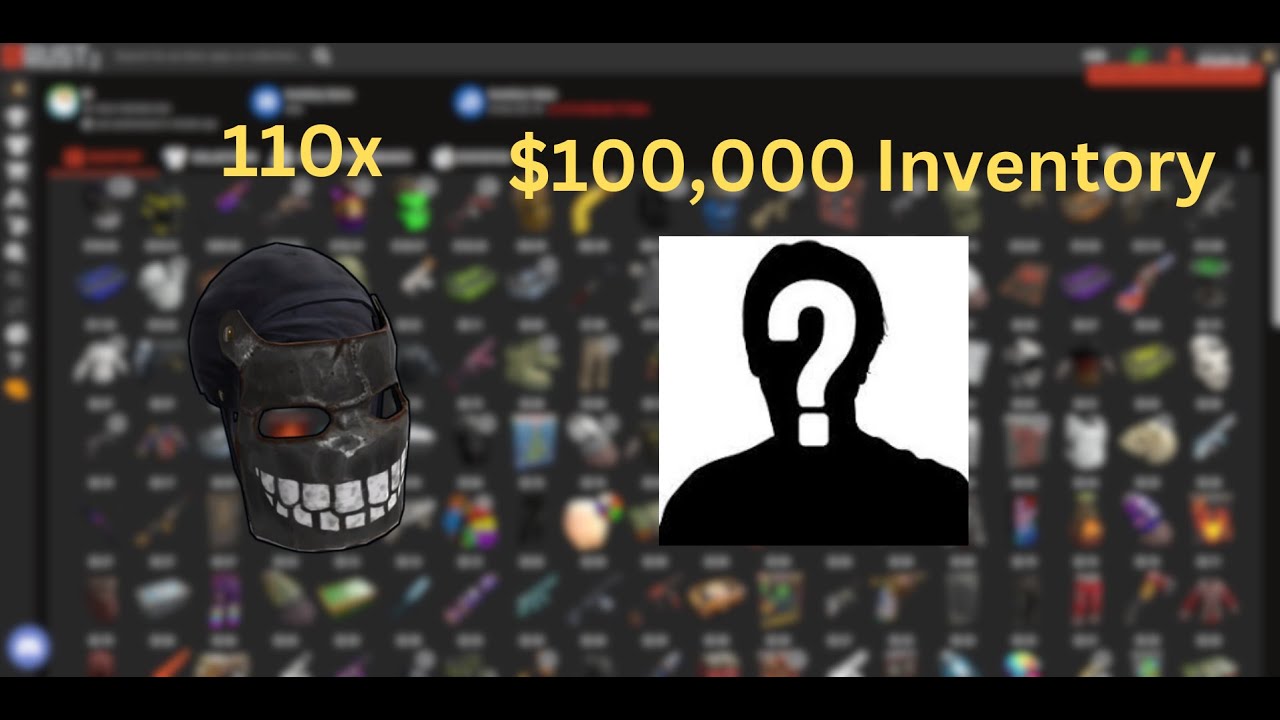 $100,000 usd rust inventory - YouTube