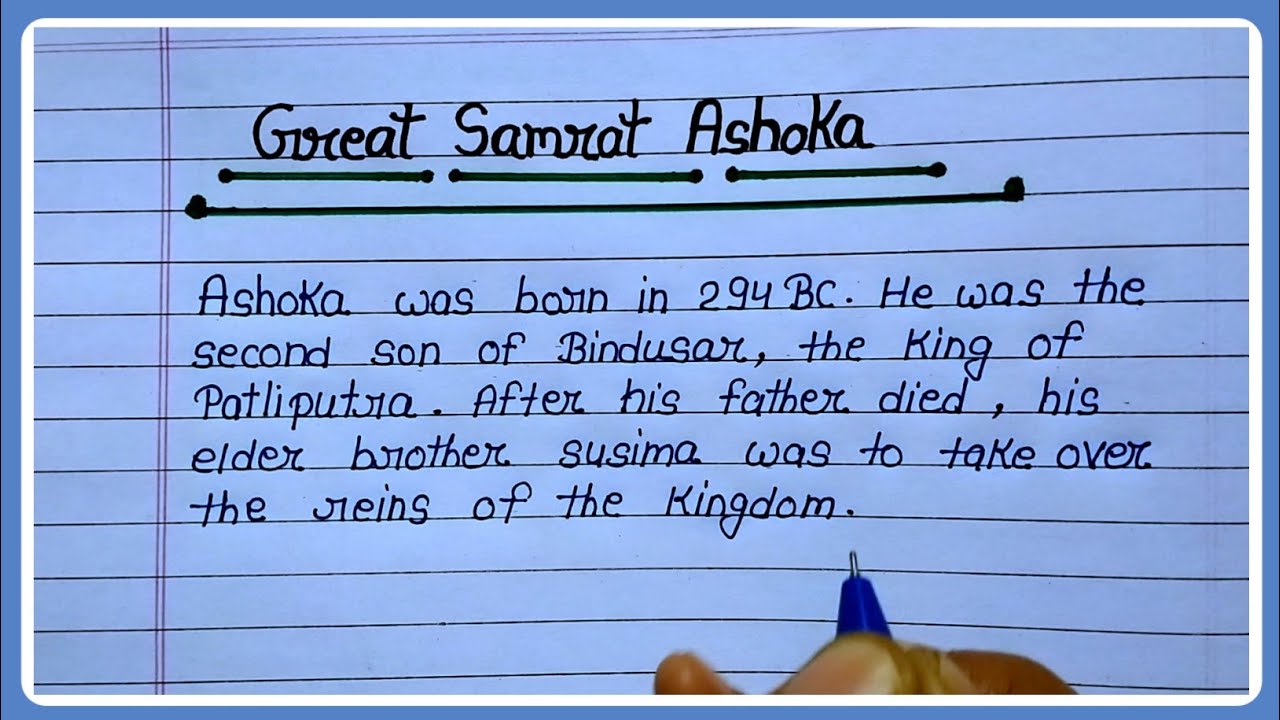samrat ashok par nibandh|samrat ashok short story|Great Samrat Ashoka ...