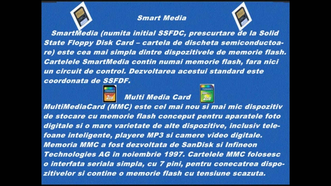 Dispozitive de stocare a informatiei II - YouTube