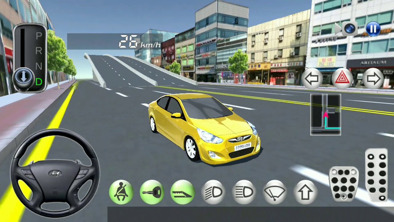 City Driving test 3D Driving class - YouTube