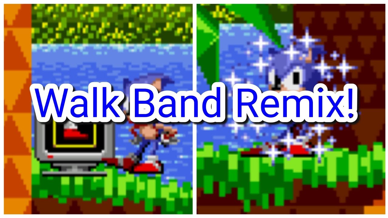 Sonic CD (USA) - Speed Shoes and Invincibility Theme Walk Band Remix ...