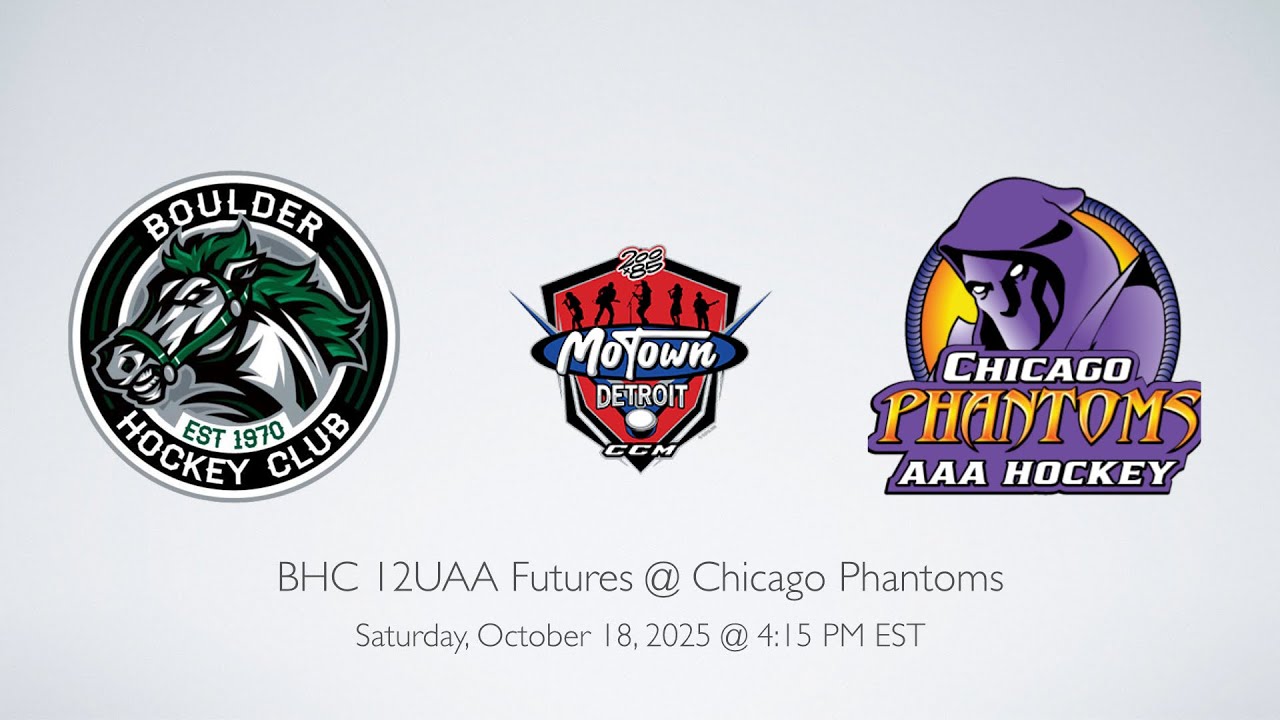 20251018 - BHC 12UAA Futures @ Chicago Phantoms - YouTube