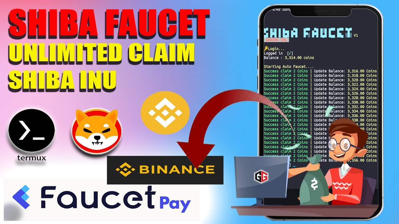 🟢 SHIBA FAUCET || UNLIMITED CLAIM SHIBA INU || SCRIPT AUTO CLAIM CRYPTO ...