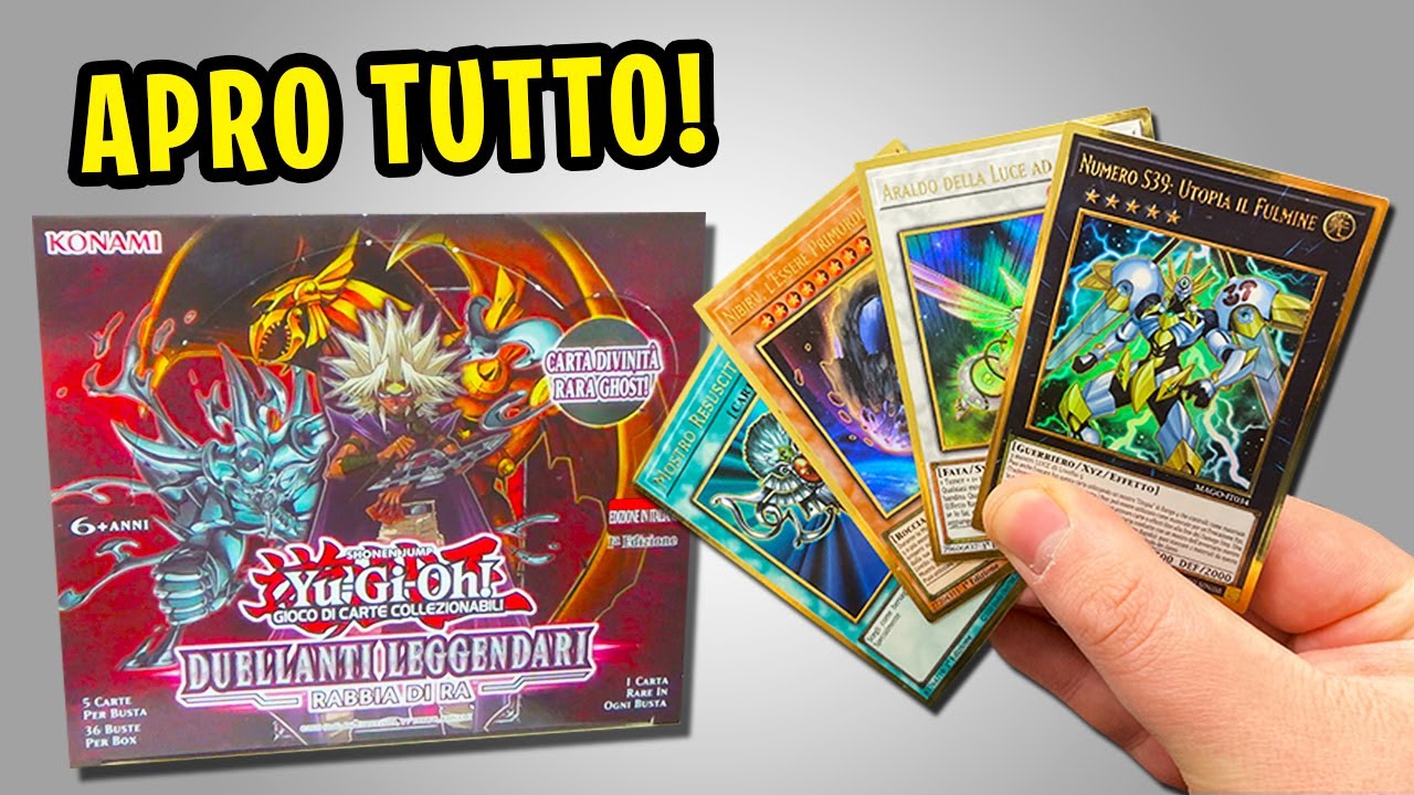 APRO TUTTO! SPACCHETTAMENTO GIGANTE YU-GI-OH! (Box Duellanti Leggendari ...