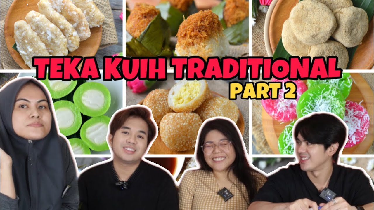 TEKA KUIH TRADITIONAL POPULAR DI BAZAAR RAMADHAN PART 2 - YouTube