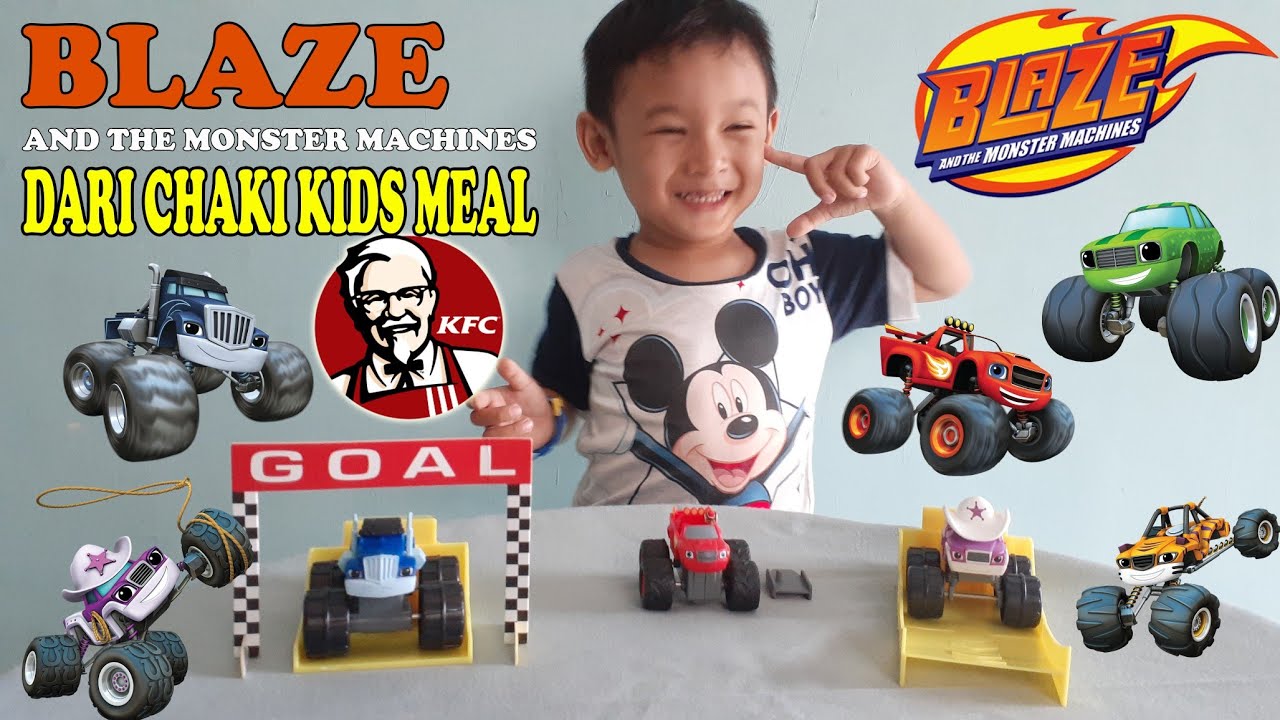 Mainan BLAZE AND THE MONSTER MACHINES-Dari Chaki Kids Meal KFC | edisi ...