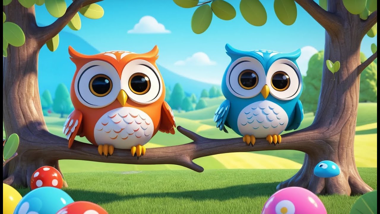 Owl Song – Guess Who Hoots First | Fun Animal Song for Kids | Nursery ...