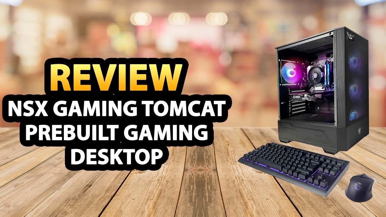 NSX Gaming Tomcat Prebuilt Desktop Gaming PC Review - YouTube