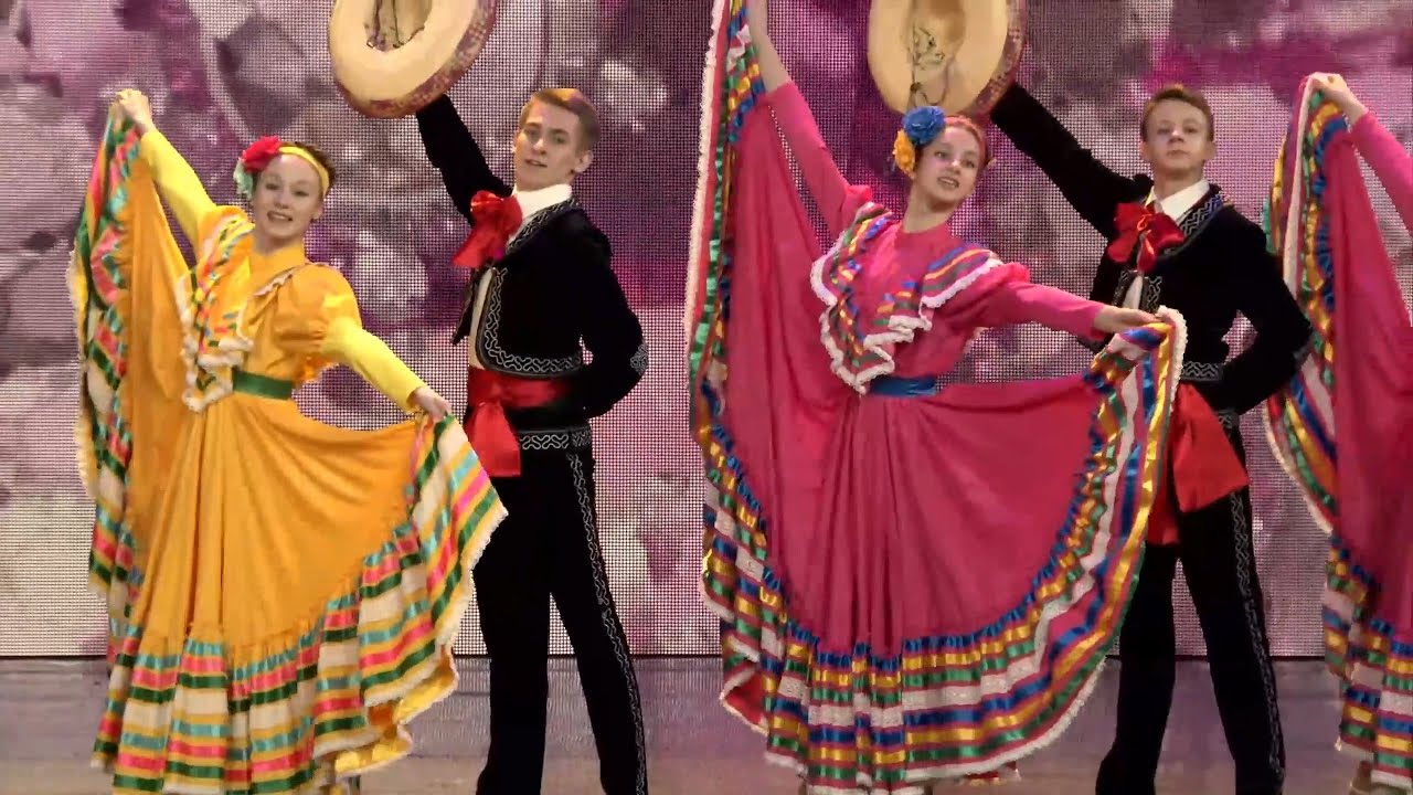 "Разноцветный карнавал", Ансамбль им. Локтева. "Multi-colored carnival ...