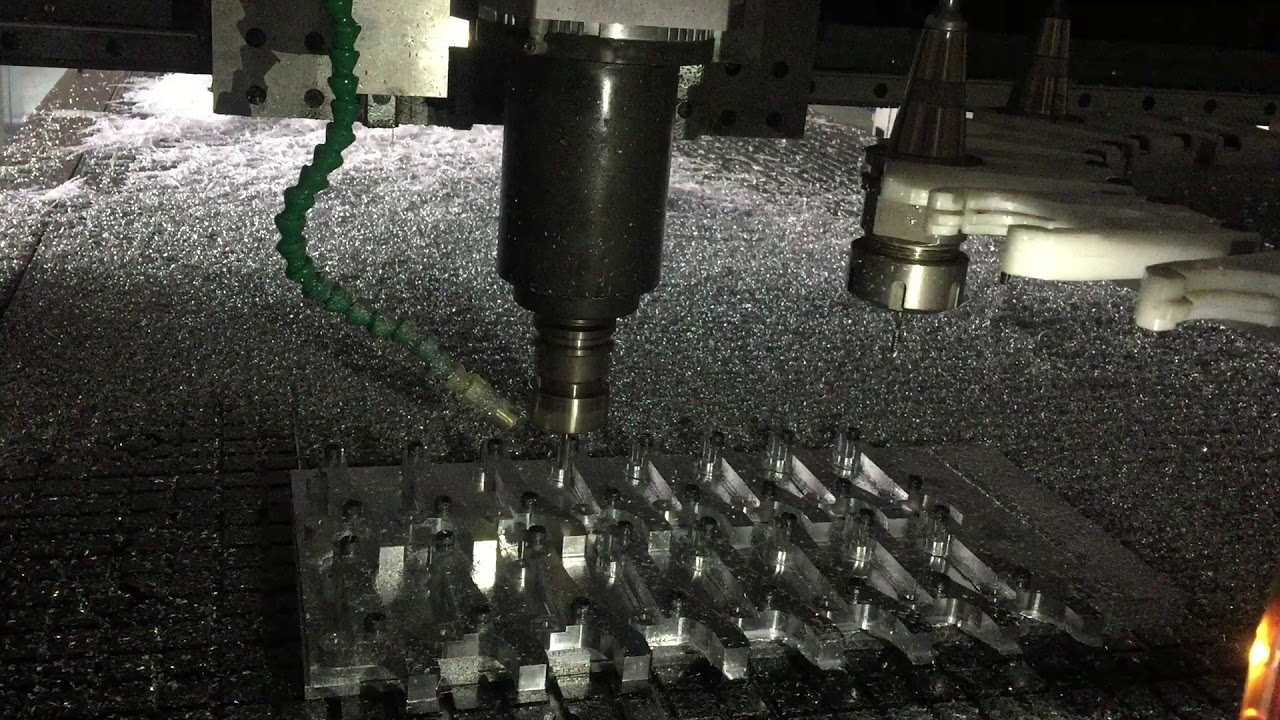 FANCH E5 CNC Machine Center for None-metal and Aluminum - YouTube