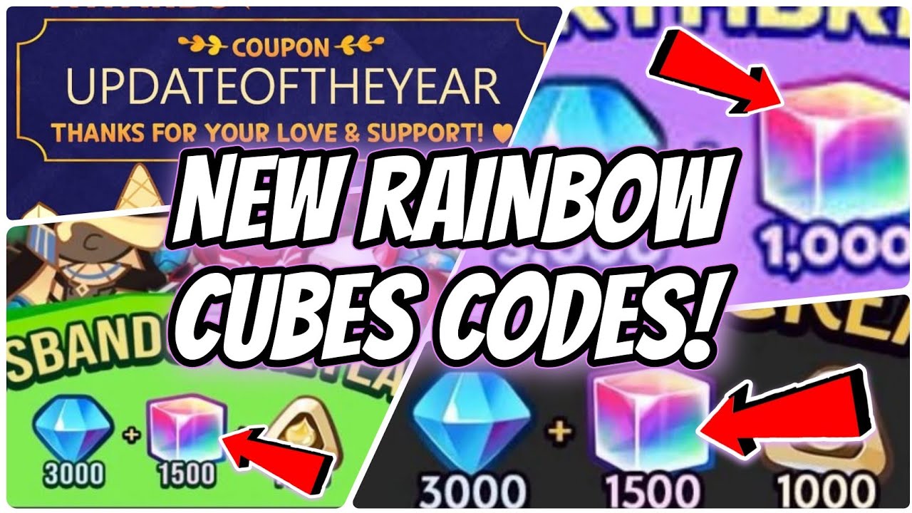New Rainbow Cubes Redeem Codes 😱 - YouTube
