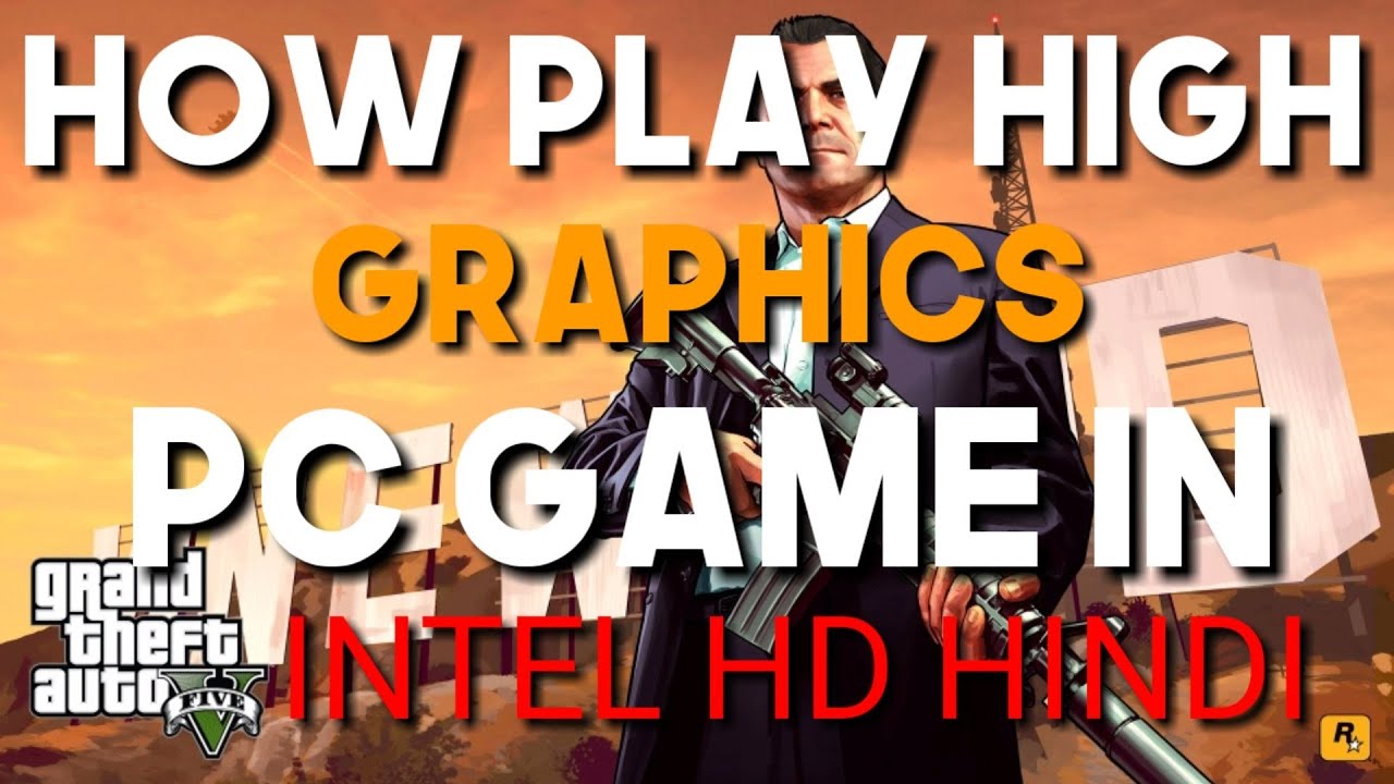 how to play high graphics game on low pc - YouTube