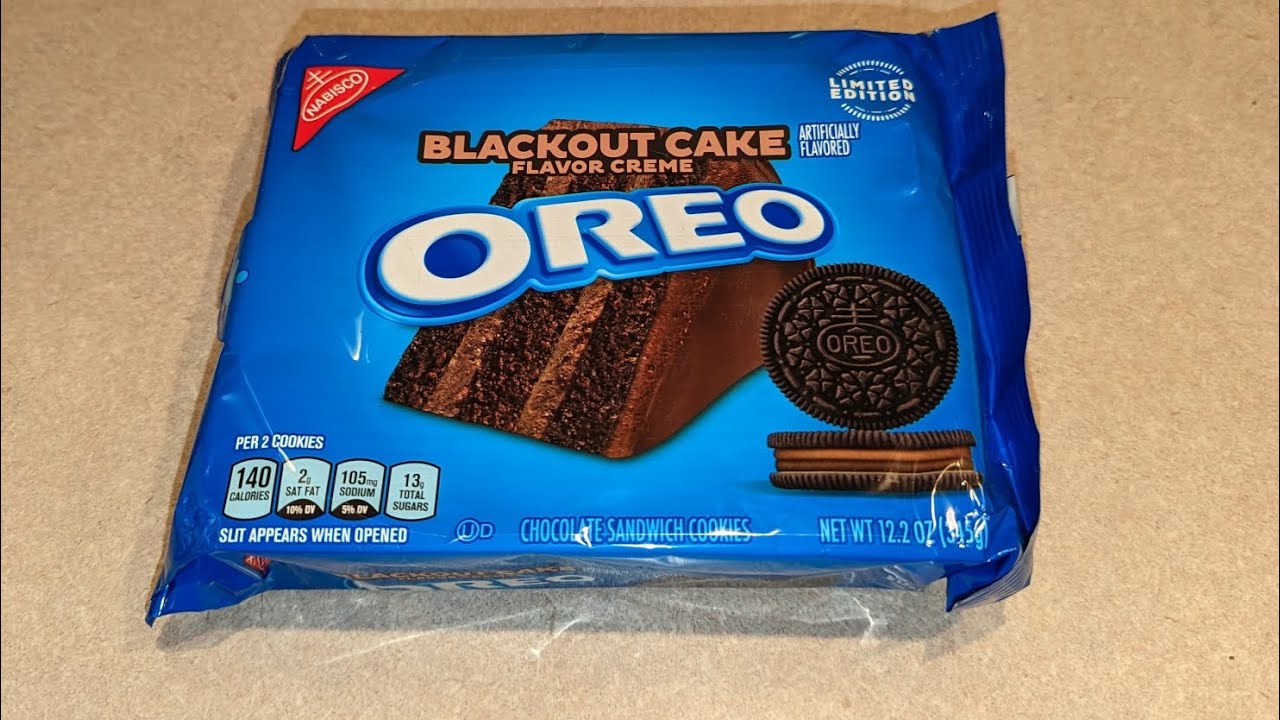 New Limited Edition Chocolate Blackout Cake Oreos: Taste Test Review ...