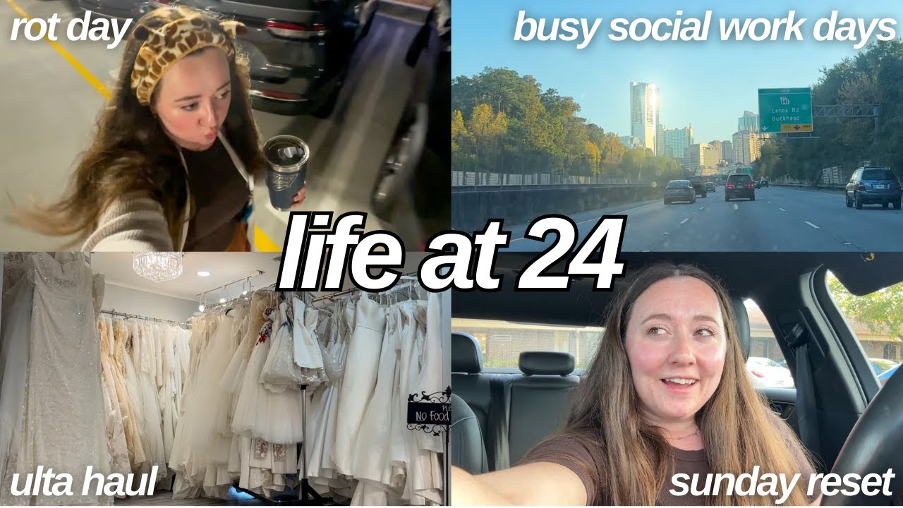 VLOG: busy 9 to 5 social work days, ulta haircare haul, dress fitting ...
