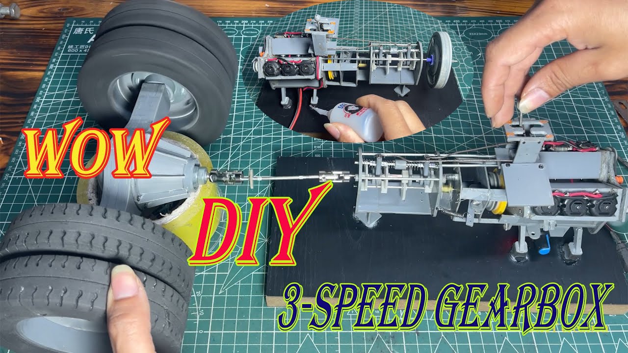How to make a 3-speed gearbox, how it works from PVC | NHT creation ...