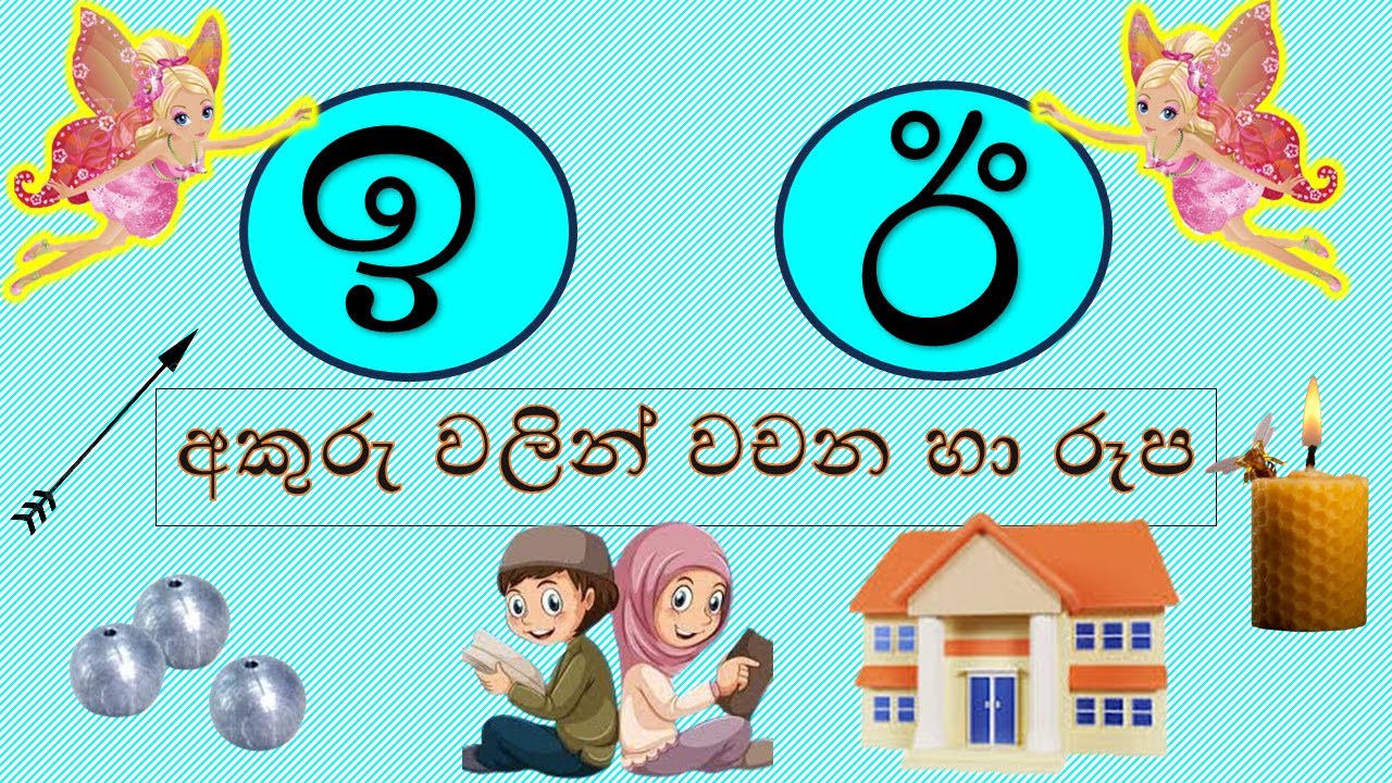 ඉ,ඊ අකුරු වලින් වචන හා රූප සහිතව-#රටා මවමු#sinhala alphabet-සිංහල හෝඩිය ...