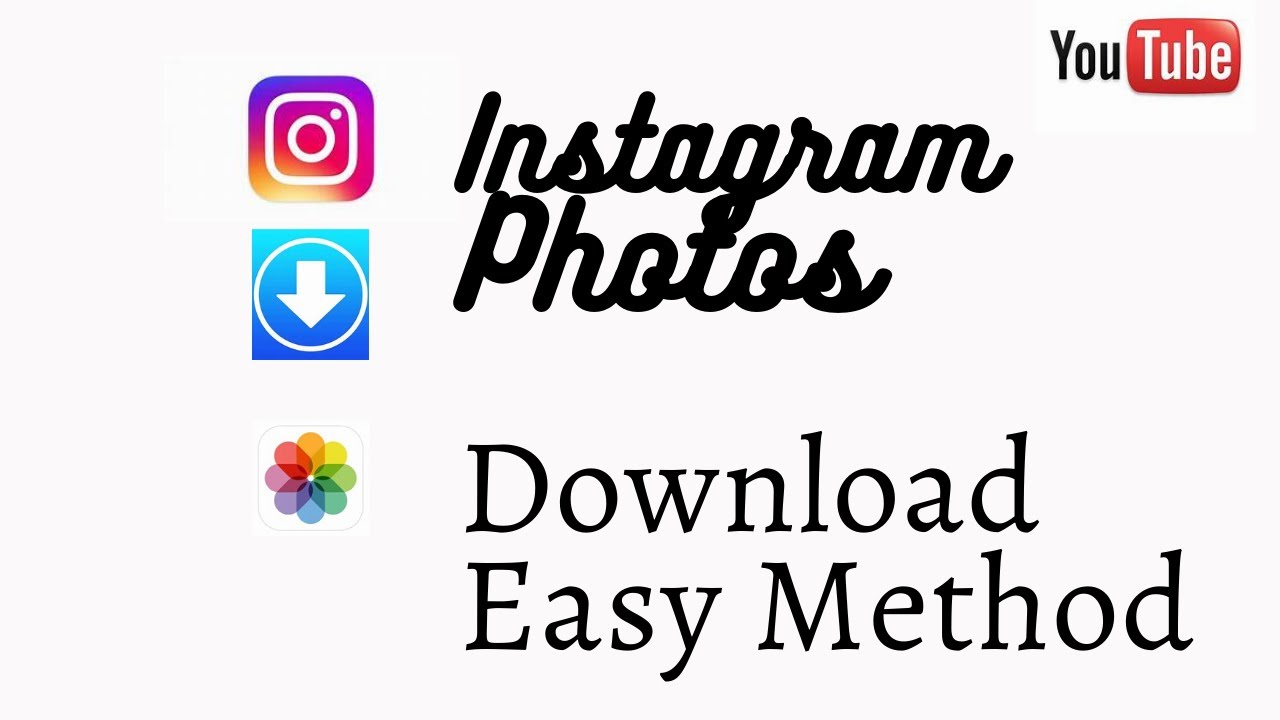 How To Download Pictures From Instagram and Save them In Your PHONE ...