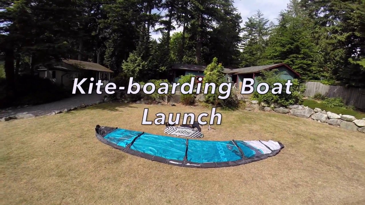How To Do a Kite-Boarding Boat Launch - YouTube