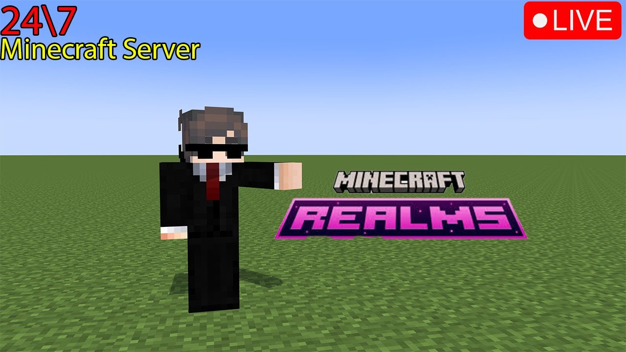 Minecraft Realm Server Live 24\7 Online Join Now|TechnoBlastGamerz ...