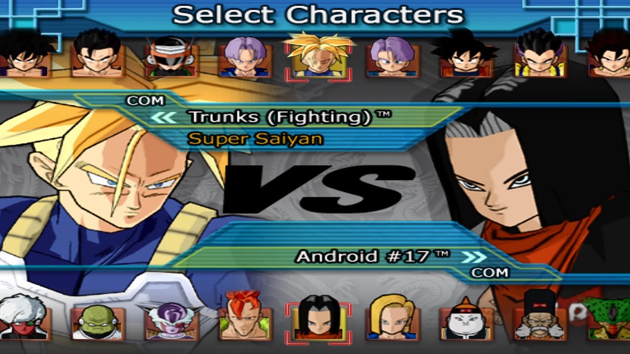 Trunks Vs. Android 17 Dragon Ball Z Budokai Tenkaichi 1 [ 4K 60fps ...