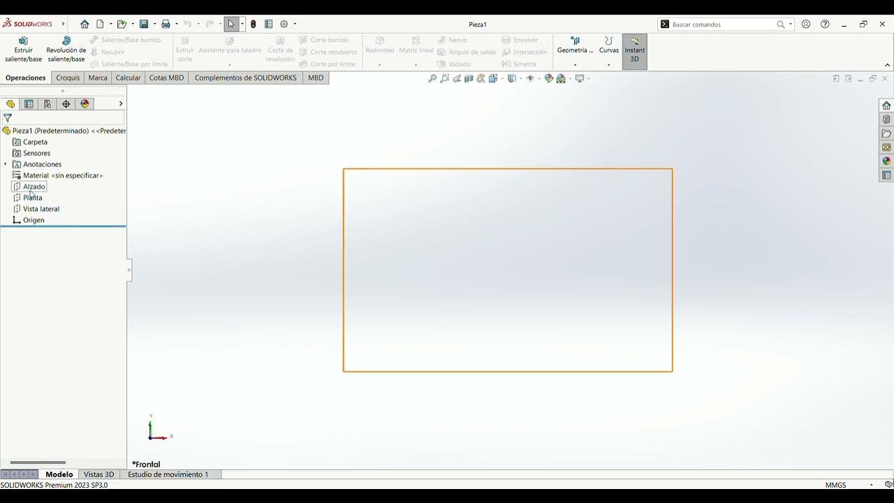 1. SOLIDWORKS - Extruir saliente base - YouTube