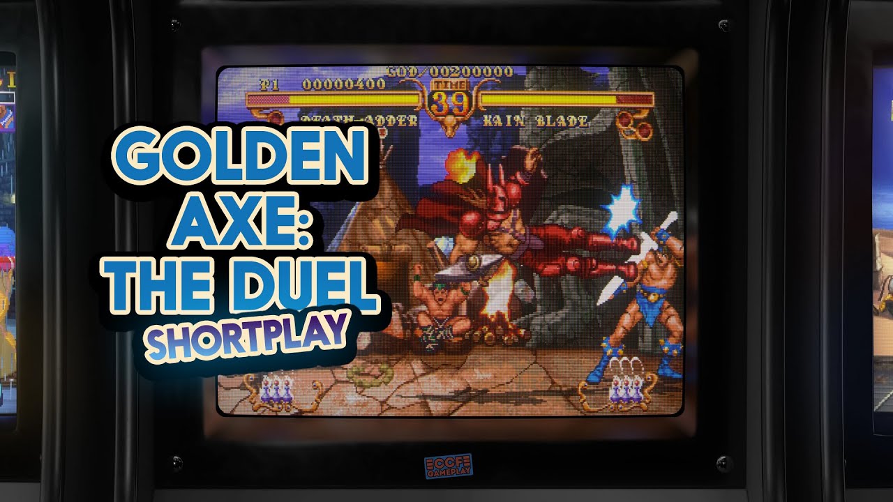 Golden Axe: The Duel - 1995 - Arcade - Shortplay | 4K CRT Monitor ...