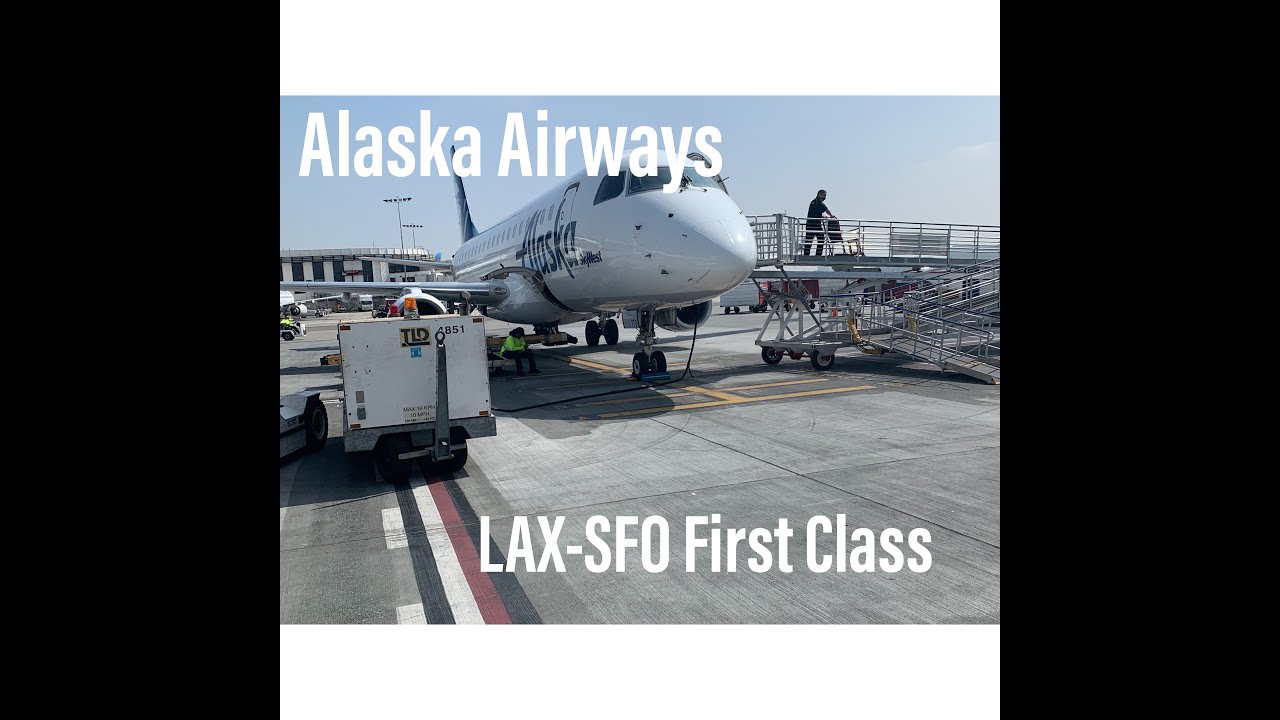 Alaska Airways (Skywest) LAX-SFO. Domestic First class - YouTube