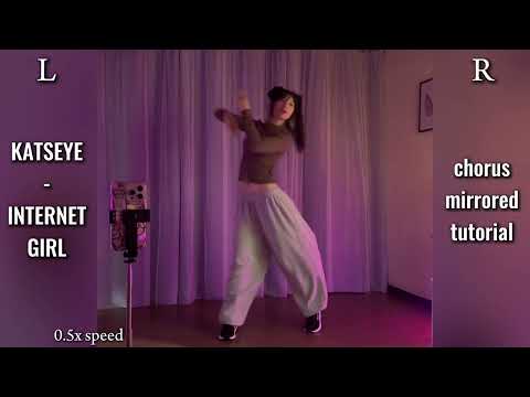KATSEYE ‘INTERNET GIRL’ Dance Tutorial (Horizontal ver.)