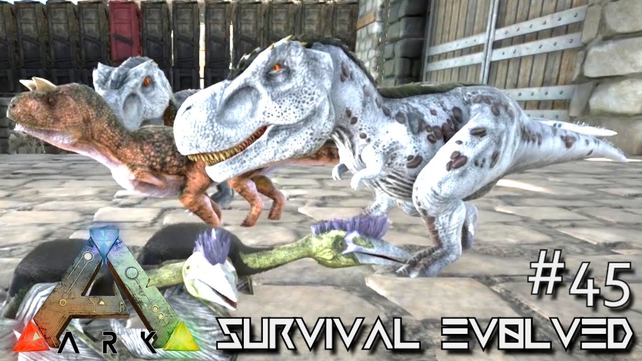 ARK: Survival Evolved - DINO BABY MILL - TREX CARNO & QUETZ BABIES ...