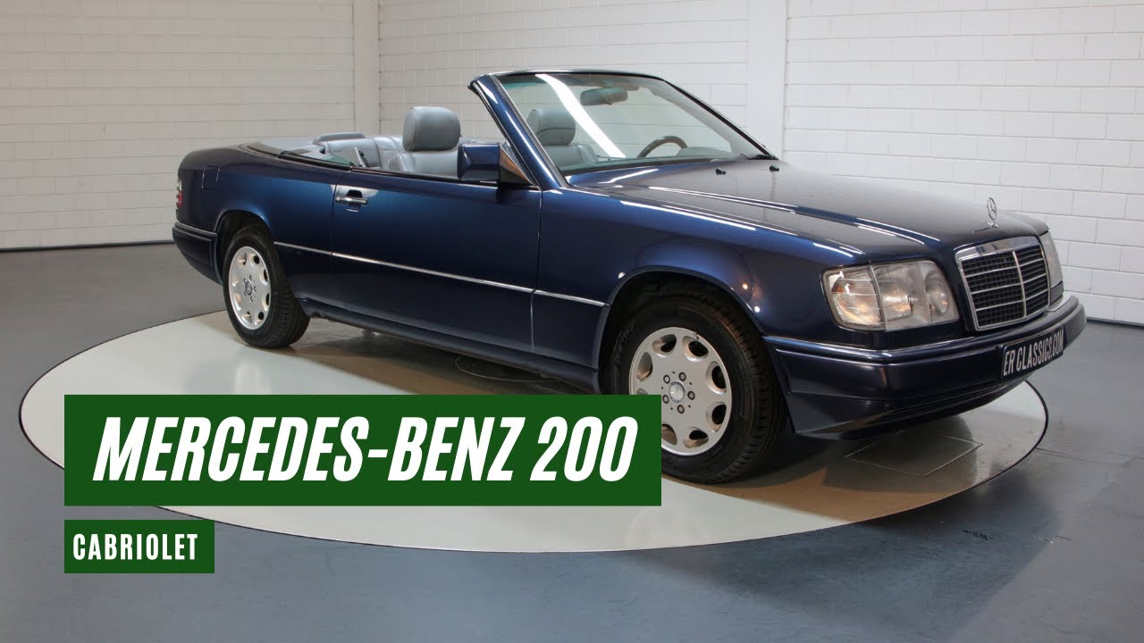 Mercedes-Benz 200 W124 | Cabriolet | Dealer maintained | 1996 -VIDEO ...
