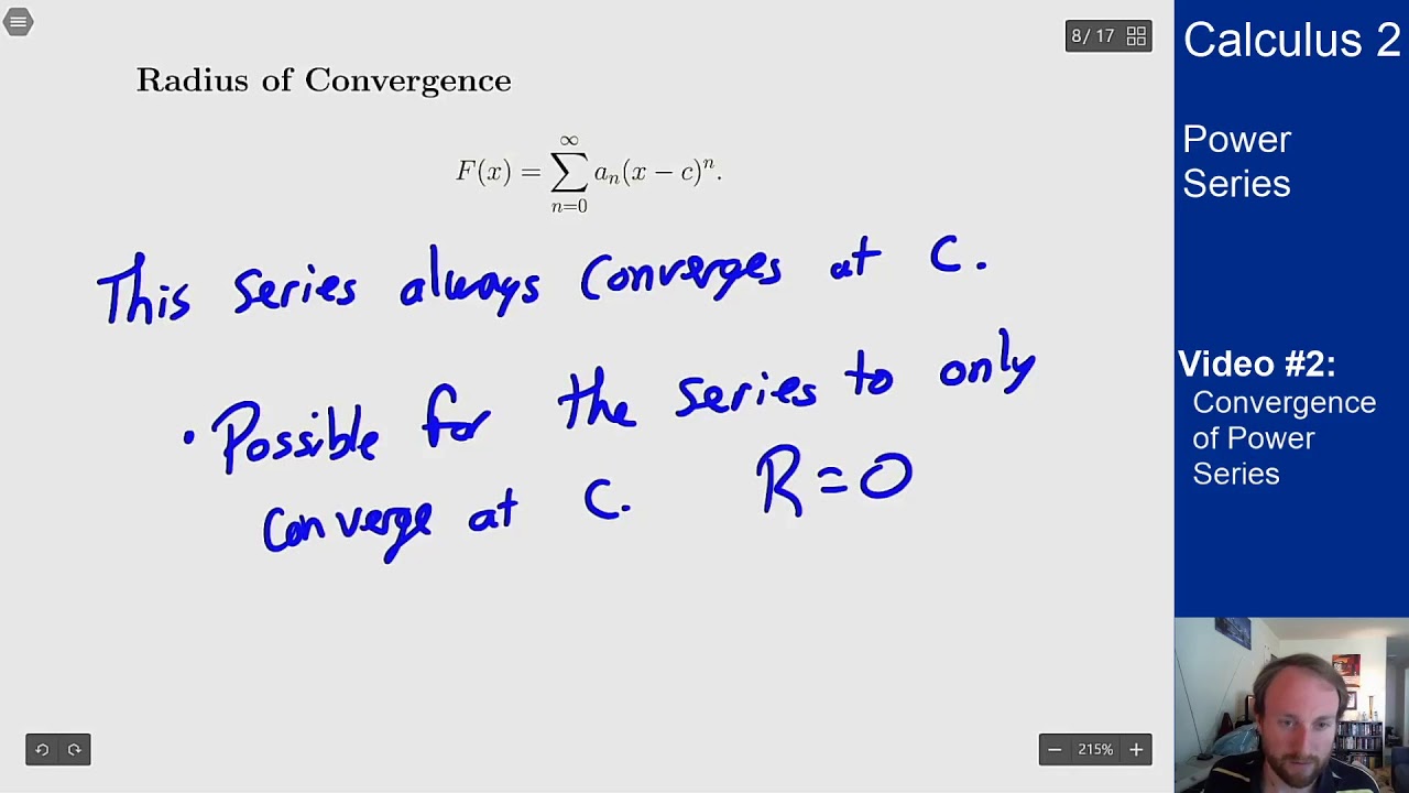 Power Series - Video 2 - Convergence of Power Series - YouTube