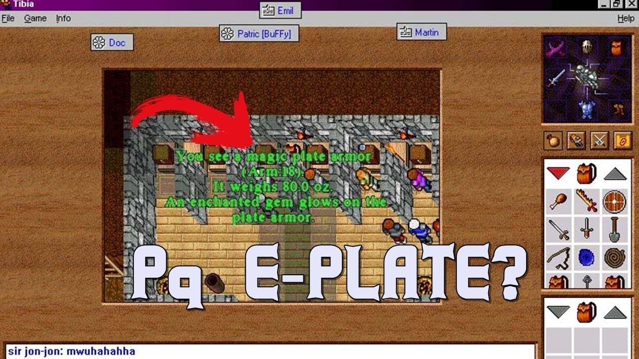 Tibia: A Misteriosa E-Plate - YouTube