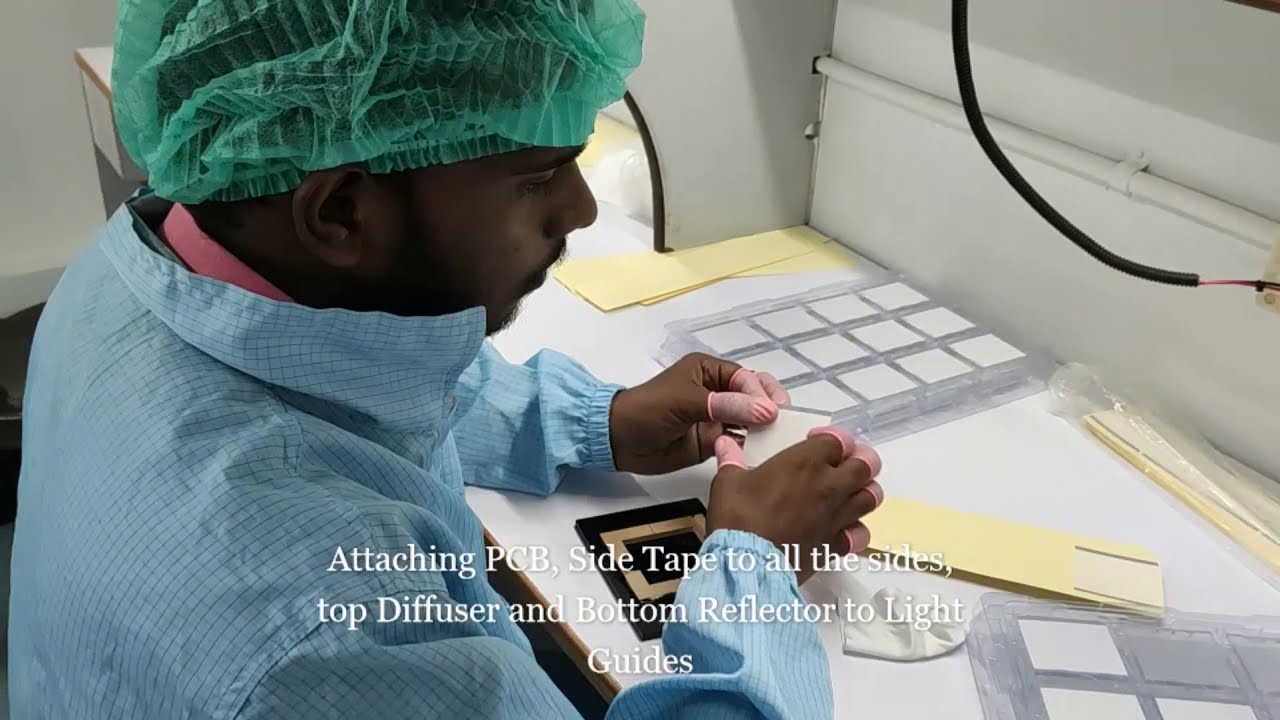 LED Backlight Assembly - Nuline Technologies, Bangalore - YouTube
