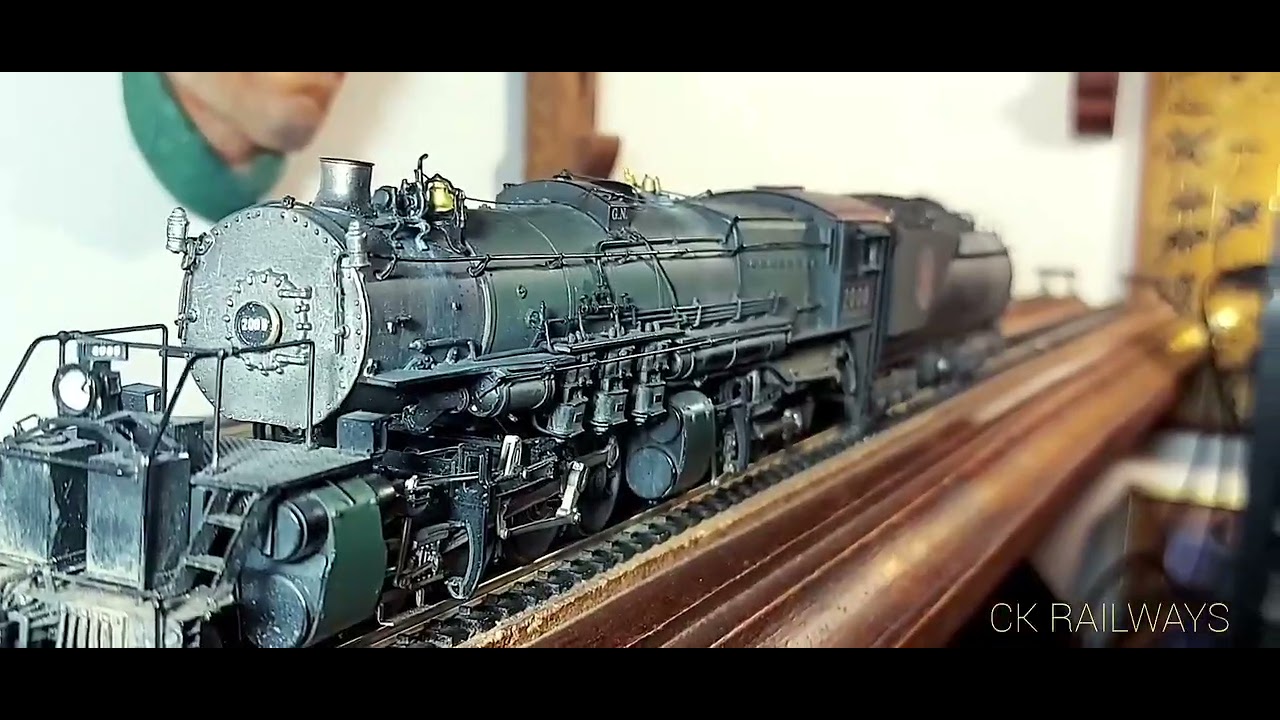 GREAT NORTHERN 2-8-8-0 N2 PRECISION SCALE - FRONT END VIEW - YouTube