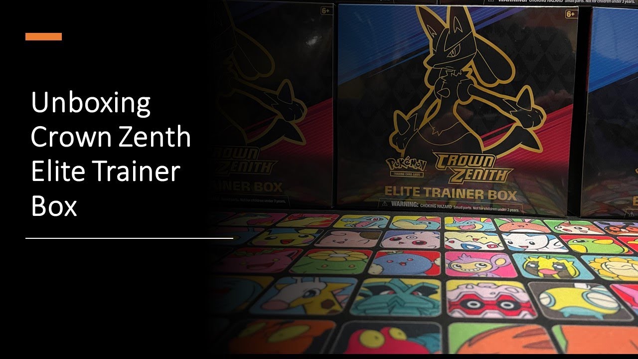 Unboxing Crown Zenith Pokémon TCG - YouTube