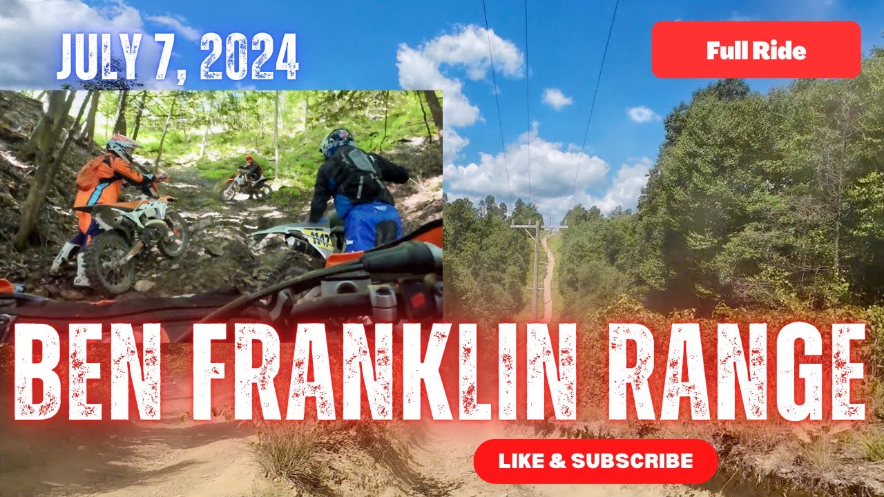 Ben Franklin Range 7 7 24 full ride - YouTube