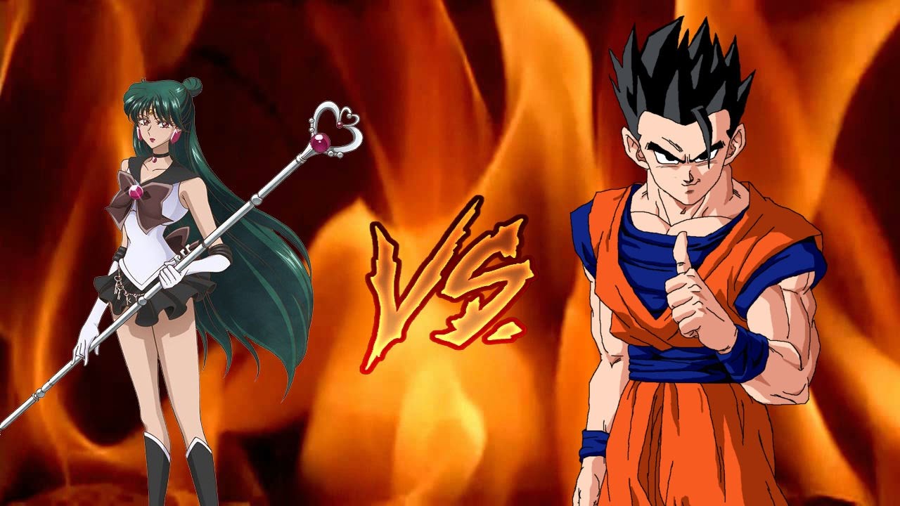 Mystic Gohan VS Sailor Pluto - YouTube