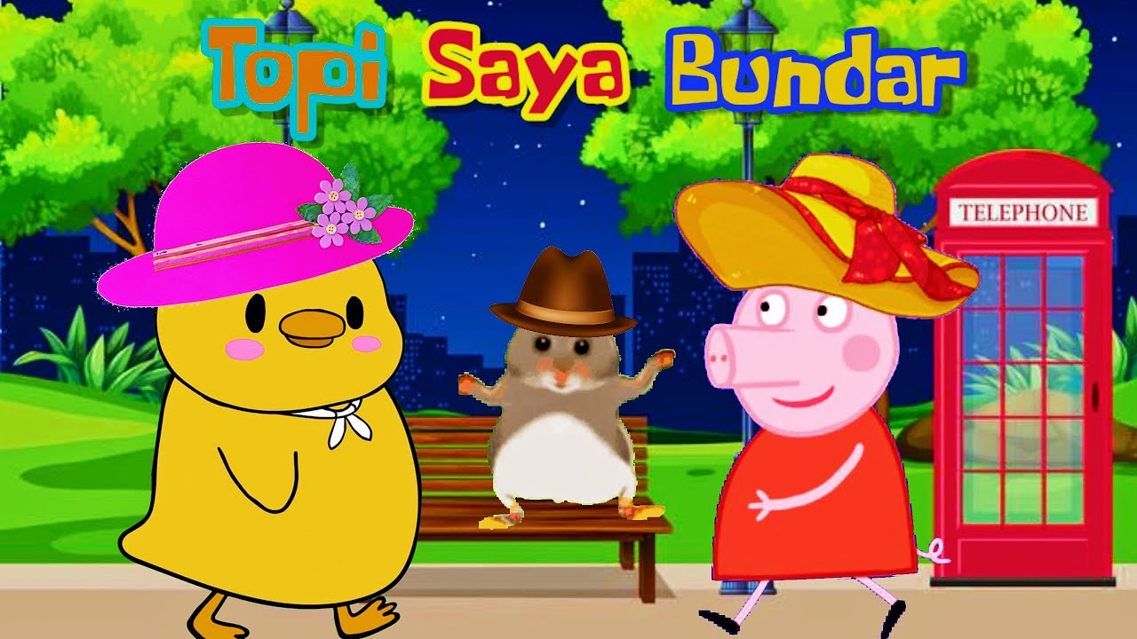 Topi Saya Bundar 👒 Ayam, Bebek Pakai Topi Bundar 👒 Lagu Anak Populer ...