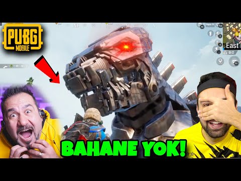 ROBOT MECHAGODZİLLA KUDURDU! | PUBG MOBİLE OYNUYORUZ